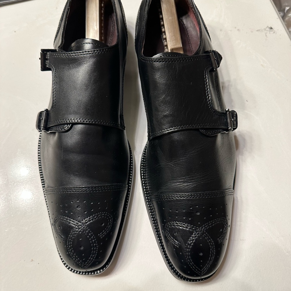 Johnston & Murphy Double Monk Black - Gem